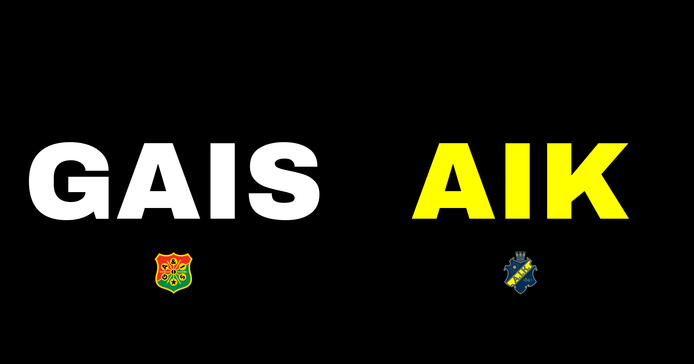 GAIS vs AIK – Allsvenskan 2024, Omgång 15 | matchen.nu